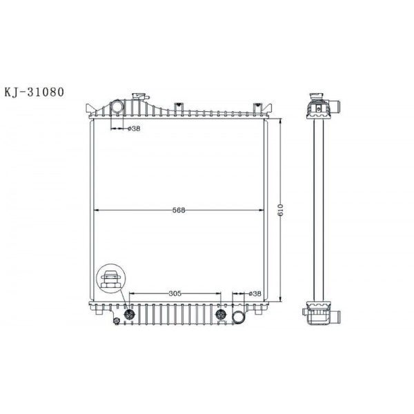 FORD EXPLORER 2009~ [U251] KJ-31080 - KINGA RADIATORS NZ | Kinga ...