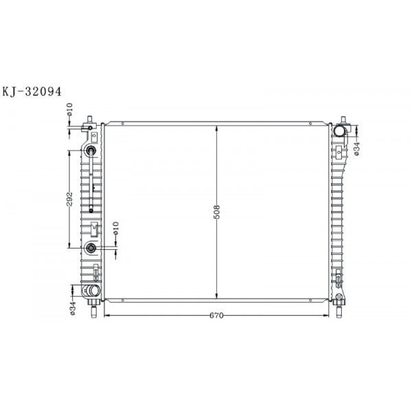 HOLDEN CAPTIVA 2006~2012 [CG] KJ-32094 - KINGA RADIATORS NZ | Kinga ...