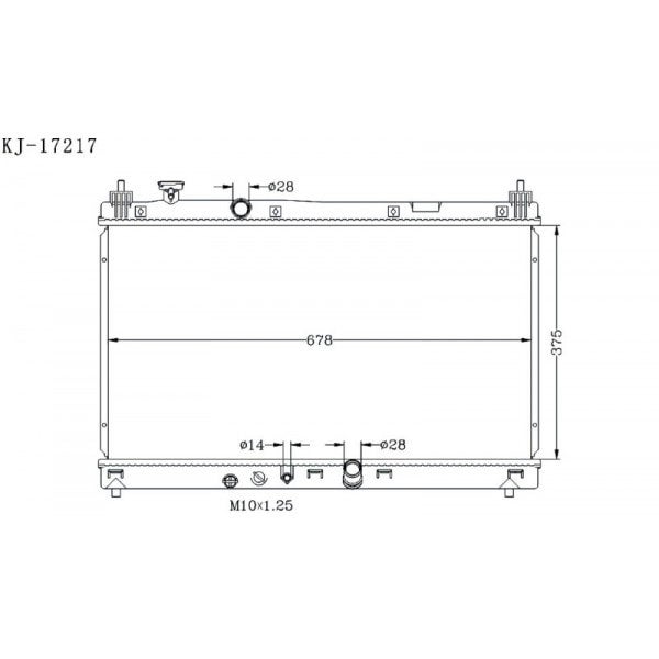 HONDA FIT JAZZ 2014~ MT [GK5] KJ-17217 - KINGA RADIATORS NZ | Kinga ...