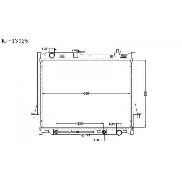 ISUZU D-MAX 2012~ KJ-13025 - KINGA RADIATORS NZ | Kinga Radiators NZ ...