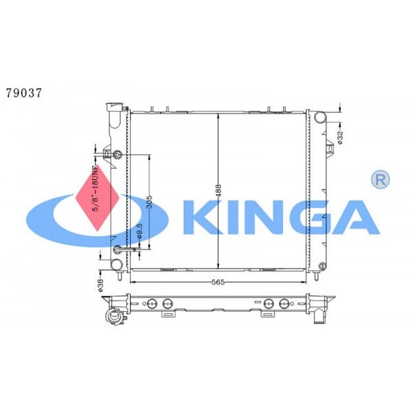 CHRYSLER GRAND CHEROKEE 1993~1998 [ZJ] KJ-79037 - KINGA RADIATORS NZ ...