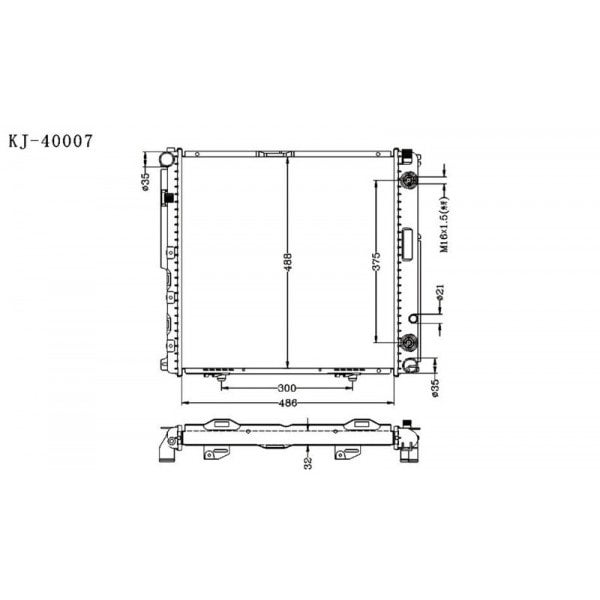 MERCEDES E200, E190 1992~1998 [W124] KJ-40007 - KINGA RADIATORS NZ ...