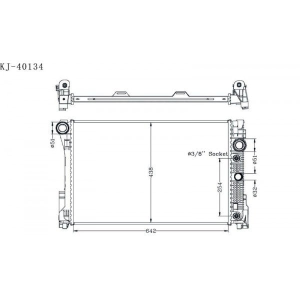 MERCEDES 2007~2011 [W204 W207 W212 S204] KJ-40134 - KINGA RADIATORS NZ ...