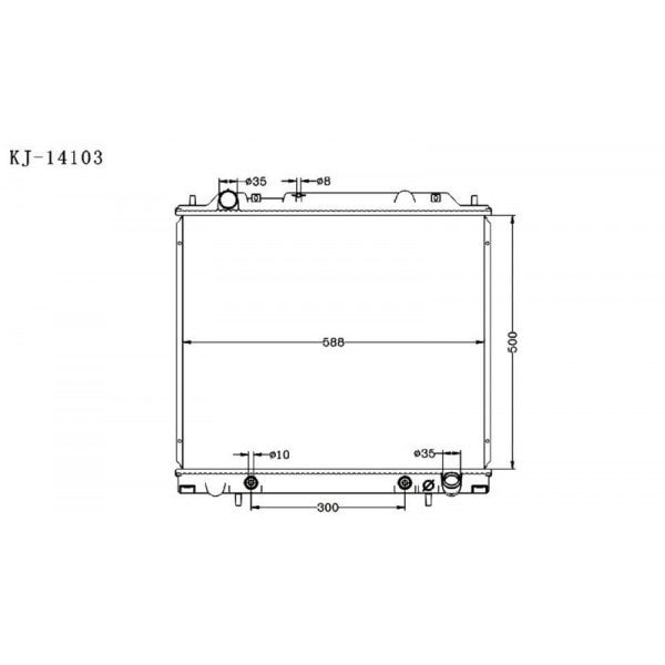 MITSUBISHI L300 L400 DELICA 96-06 KJ-14103 - KINGA RADIATORS NZ | Kinga ...