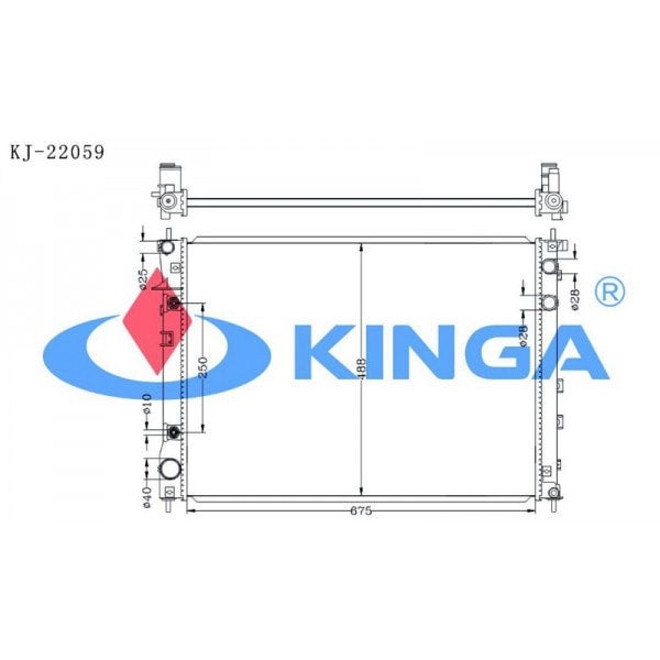 Subaru Tribeca 2005~2011 [WX9 WXE] KJ-22059 - KINGA RADIATORS NZ ...