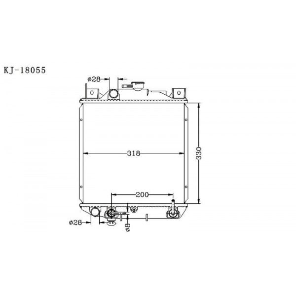 SUZUKI SWIFT BARINA 1988~1994 [SF] KJ-18055 - KINGA RADIATORS NZ ...
