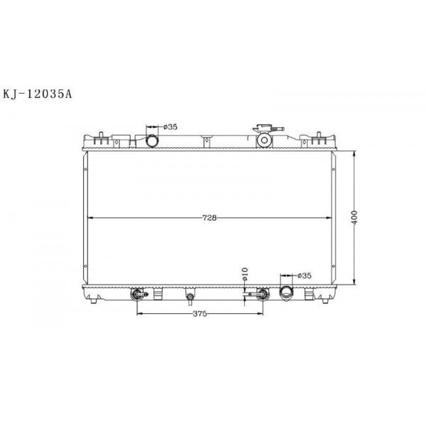 TOYOTA CAMRY ACV30 2003~2006 KJ-12035 - Kinga NZ | Kinga Radiators NZ ...