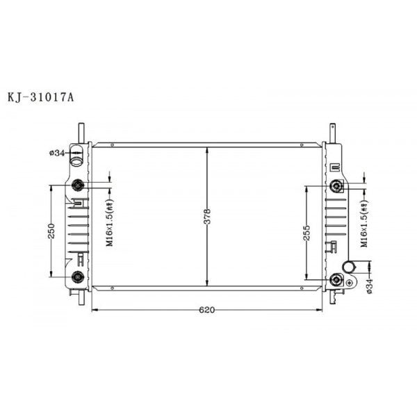 FORD MONDEO [MK1 MK2] 1995~2000 KJ-31017 - KINGA RADIATORS NZ | Kinga ...