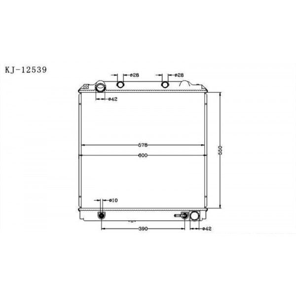 TOYOTA COASTER 1999~ [HZB40] KJ-12539 - KINGA RADIATORS NZ | Kinga ...