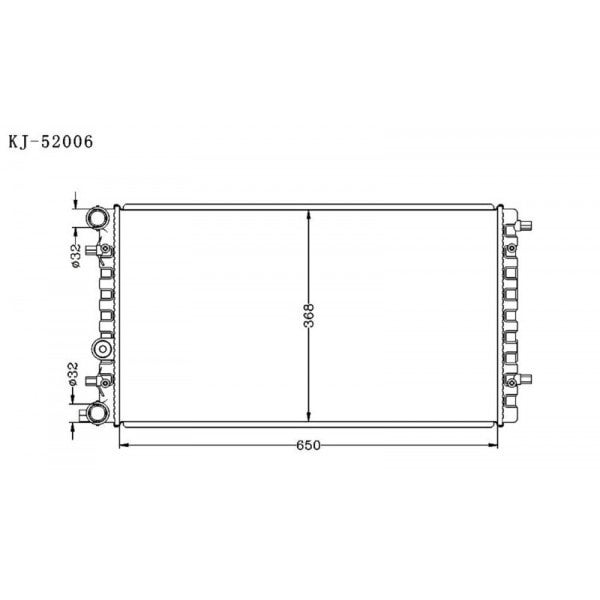 VOLKSWAGEN BEETLE 1998~2010 KJ-52006 - KINGA RADIATORS NZ | Kinga ...