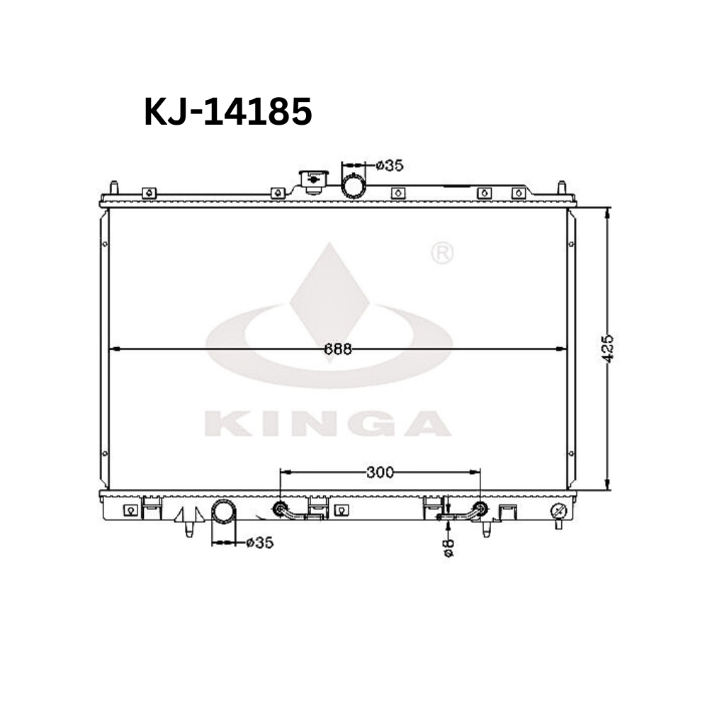 MITSUBISHI OUTLANDER AIRTREK 02-06 [C42W CY4W/5W] KJ-14185 - KINGA ...